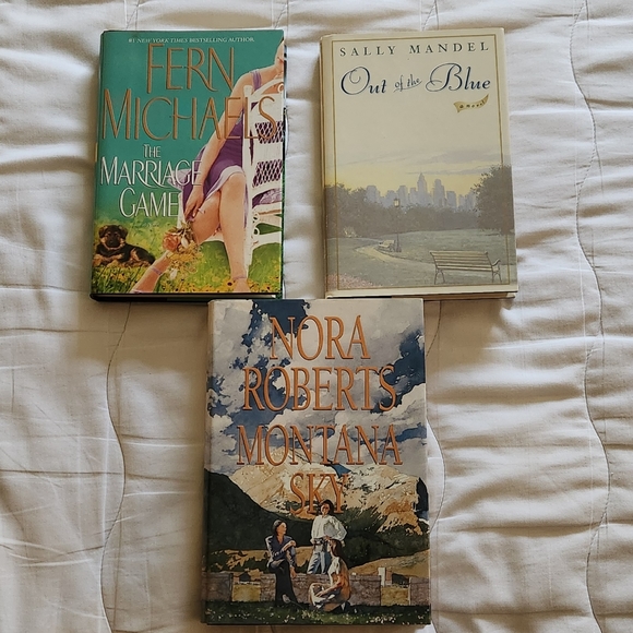 Source Unknown | Other | 3 Romance Novels Nora Roberts Fern Michaels ...